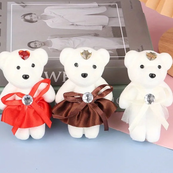 Toys | Set Of 2 Teddy Bears In Red Skirts For Valentines Gift Love ...